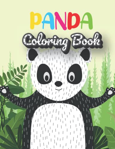 Panda Coloring Book: Panda coloring book for learning and tension ...