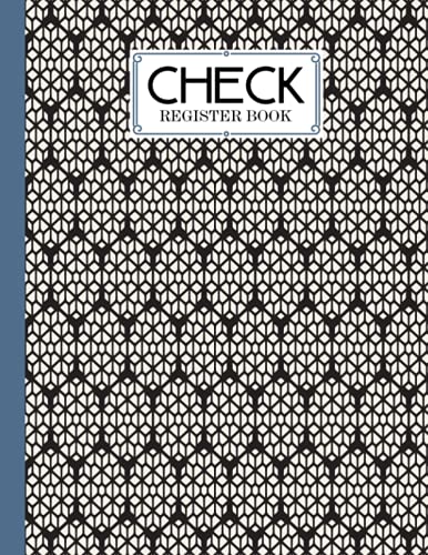 Check Register Book: Premium Hexagonal Cover Check Register Book ...