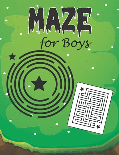 Mazes for Boys: Maze Puzzles and Activity Book for kids ages 4-8 by ...