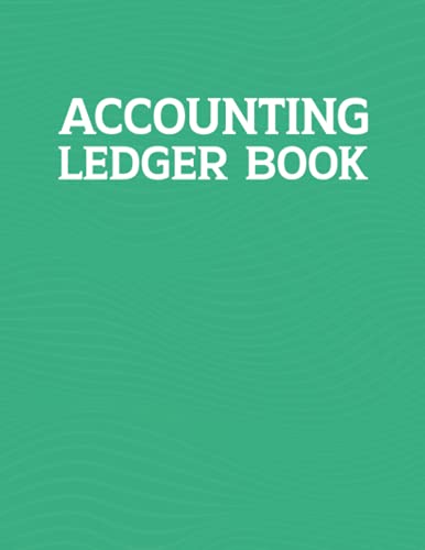 Accounting Ledger Book: Accounting Ledger Book for Beginner Bookkeeping ...