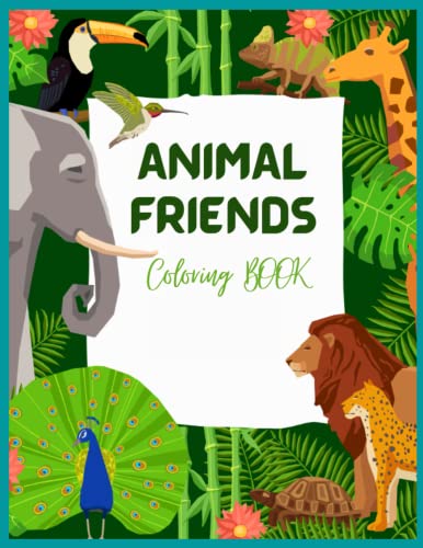Animal Friends Coloring Book: For Kids Aged 7+ by Beverly P. Doty ...