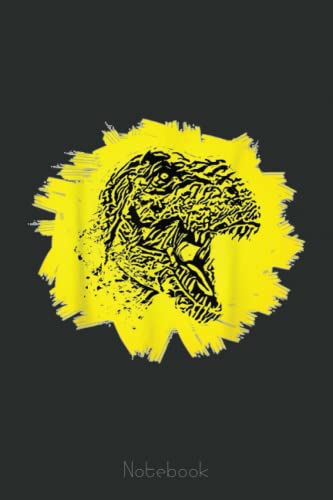 Tyrannosaurus Skull Motif prehistoric Dinosaurs Notebook: Cute Trendy ...