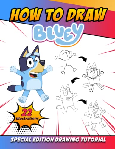 How To Draw Blúey: How to Draw Blúey Step by Step - How to Draw Entire ...