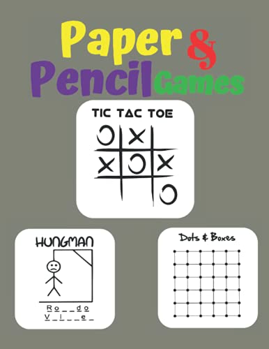 Paper & Pencil Games: Paper & Pencil Games 2 Player Activity Book ...