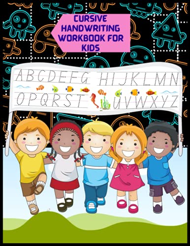 Cursive Handwriting Workbook For Kids: Learn Cursive Writing for kids ...