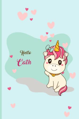 Cath Unicorn Journal :Best Blank Lined Journal Notebook 120 Pages Size ...