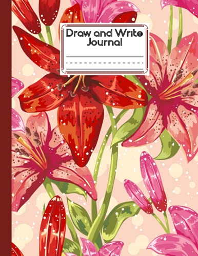 Draw and Write Journal: Floral Cover, Grades K-2, Primary Composition ...