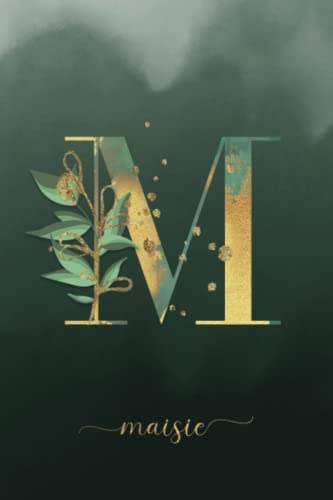 Maisie: Unique Customized Journal Gift for Maisie - Monogram Initial ...