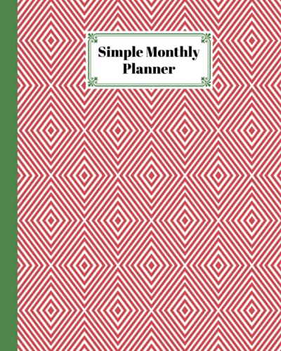 Simple Monthly Planners: Rhombus Simple Monthly Planners, Pretty Simple Planners Monthly and ...