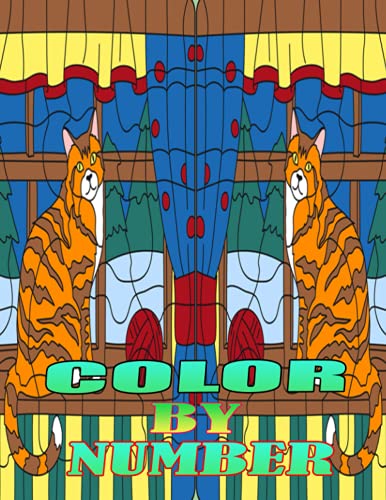 COLOR BY NUMBER: Large Print Color By Number Coloring Books For KIDS ...