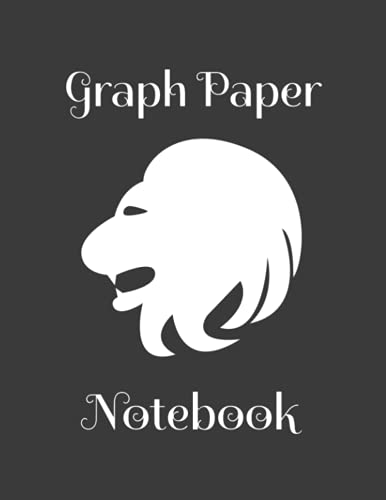 The Lion Graph Paper Notebook: 5x5 8.5x11 inch by John Touchstone ...