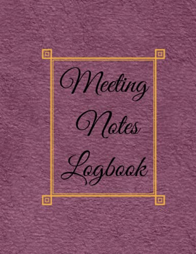 Meeting Notes Logbook by Jean Johnson | Goodreads
