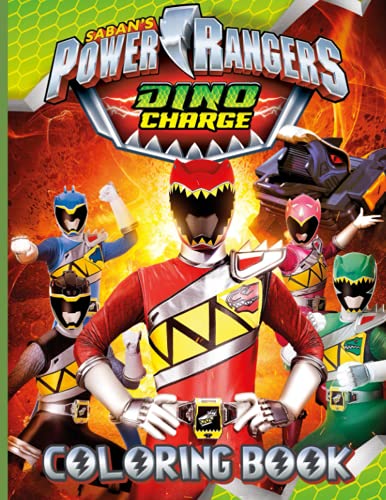 Power Rangers Dino Charge Coloring Book: Coloring Books For Adult And ...