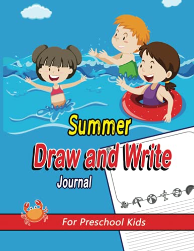 Summer Draw and Write Journal for Preschool Kids: Primary Story Journal ...