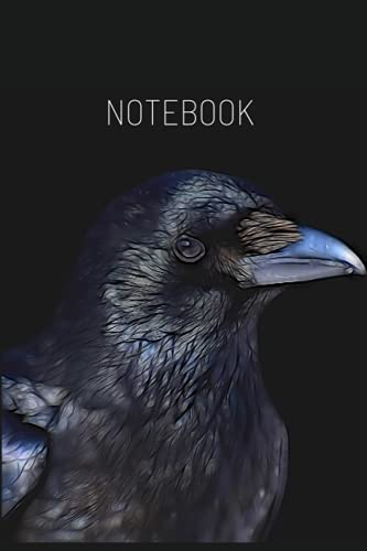 Raven Notebook: Crow Journal Notebook Blank Lined Raven Journal Diary ...