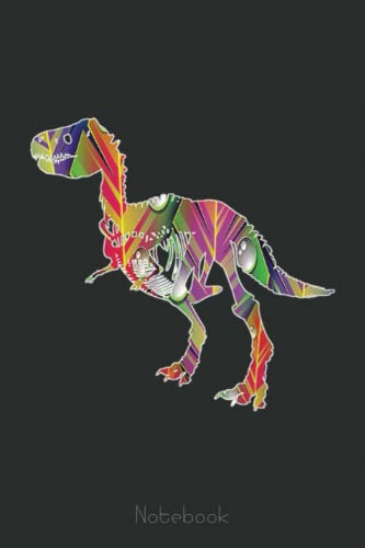 Tyrannosaurus Animal Creepy Dinosaur Notebook Daily Blanked Journal ...