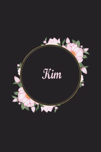 Kim Notebook: Custom Personalized Name Ruled Journal _ Diary Book ...