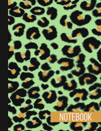 Pastel Green Cheetah Notebook (Animal Skin Pattern) for All-Purpose ...