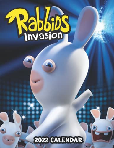Rabbids Invasion 2022 Calendar: 18 Months,July 2021 - dec 2022- 8.5" x ...