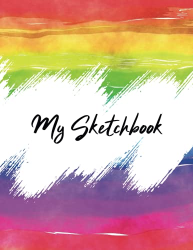 My Sketchbook: Large Blank Notebook for Sketching, Doodling, Drawing or ...