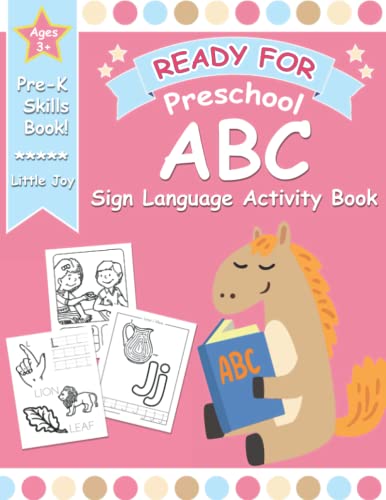 ABC Sign Language Acitivity Book: Learn The ASL Alphabet Activities ...
