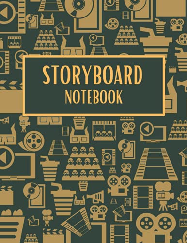 Storyboard Notebook: Professional Storyboard Notebook for Storyboarding ...