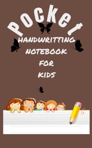 Pocket handwriting notebook for kids : Handwriting Practice Paper for ...