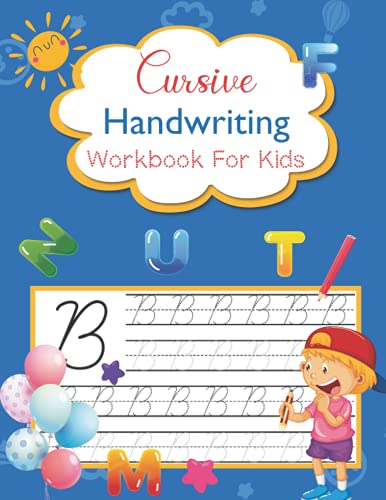 Cursive handwriting workbook for kids: Daily cursive handwriting ...