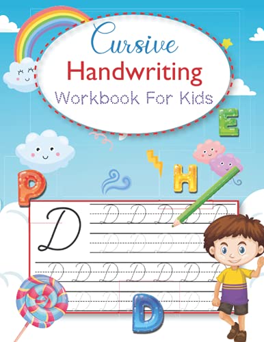 Cursive handwriting workbook for kids: Children’s first cursive ...
