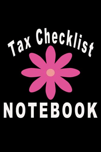 Tax Checklist Notebook: Journal Design, 120 Pages 6 x 9 Inches Lover Of ...