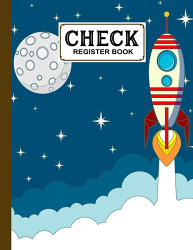 Check Register Book: Rocket Cover Check Register Book, A Simple ...