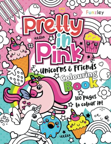 Pretty in Pink Colouring Book.: A beautifully illustrated colouring ...