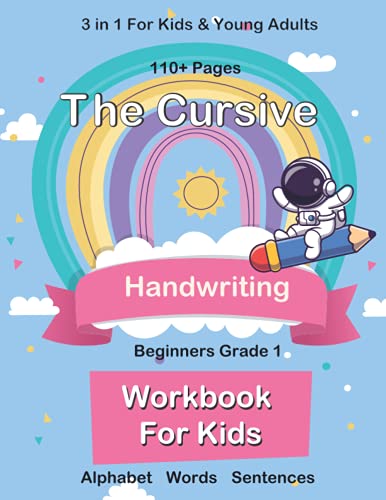 cursive handwriting workbook for kids: Learning cursive handwriting ...