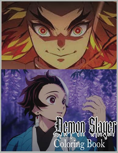 Demon Slayer Coloring Book: Kimetsu no Yaiba Demon Slayer Awesome ...