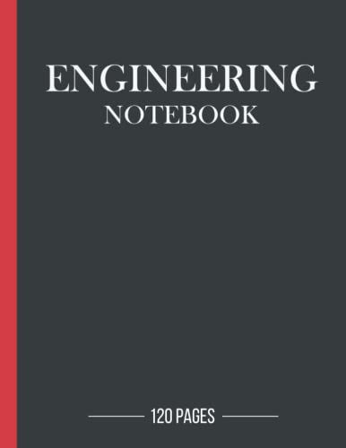Engineering Notebook: Grid Paper with Large Quad Ruled 5x5 Graph Paper ...