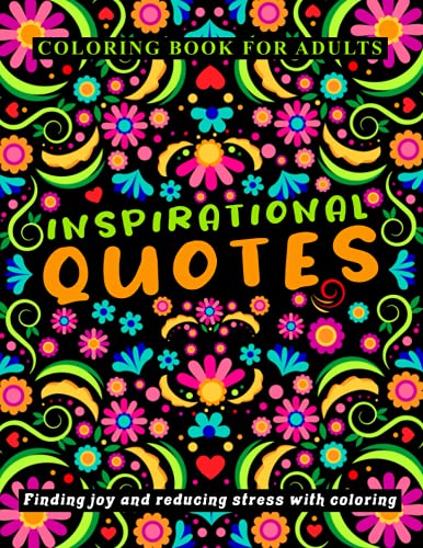 Inspirational Quotes: Coloring Book for Adults | Motivational and ...