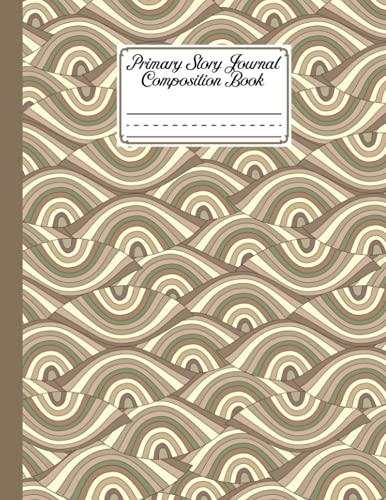 Primary Story Journal Composition Book: Premium Ornament like eyes ...