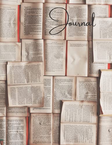 Book Lover Journal: 8.5x11 200 page Lined Journal Notebook-Perfect for ...