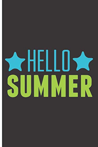 Hello Summer: 120 Daily Checklist Pages - 6" x 9" - Planner, Journal ...