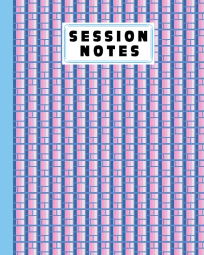 Session Notes Log: Striped Session Notes Log, A Logbook to Record ...