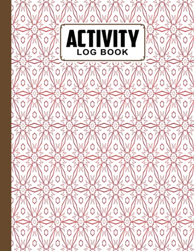 Activity Log Book: Premium flowers Cover Activity Log Book For All ...