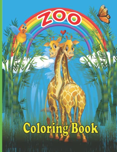 Zoo Coloring book: An Animal Coloring Book For kids | Funny Zoo ...