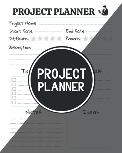 Project Planner: Project Management Workbook With Checklist | project ...