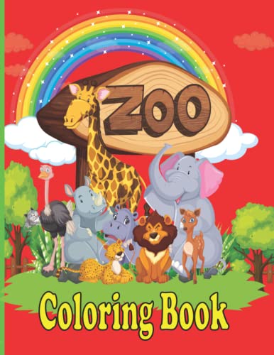 Zoo Coloring Book: An Animal Coloring Book For kids | Funny Zoo ...