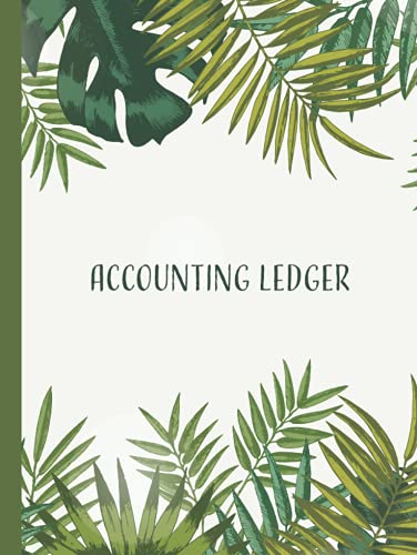 Accounting Ledger Book: Large Simple Accounting Ledger for Bookkeeping ...