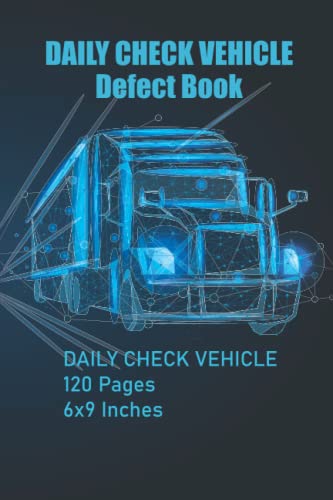 Daily Check Driver Defect Book HGV Truck Van 120 Page hgv Defect Fault ...