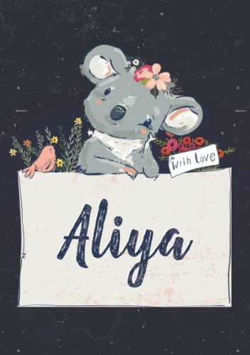 Aliya: Notebook A5 | Personalized name Aliya | Birthday gift for women ...
