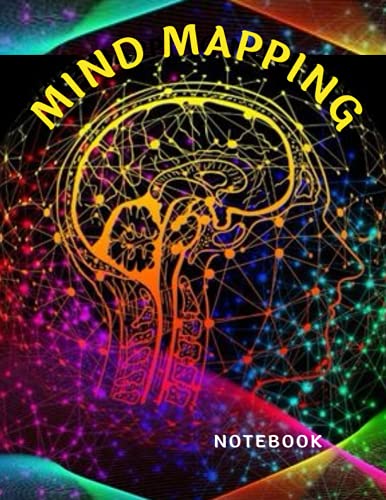Mind Mapping NOTEBOOK WORKBOOK (4 Sheet SPREAD): LARGE MATTE JOURNAL 8 ...