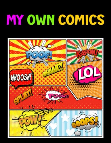 My own comics: Make your children more creative-Draw your own comics ...