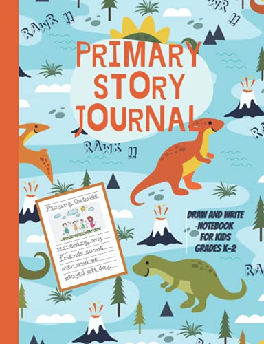 Primary Story Journal Draw and Write Notebook for Kids Grades K-2 ...